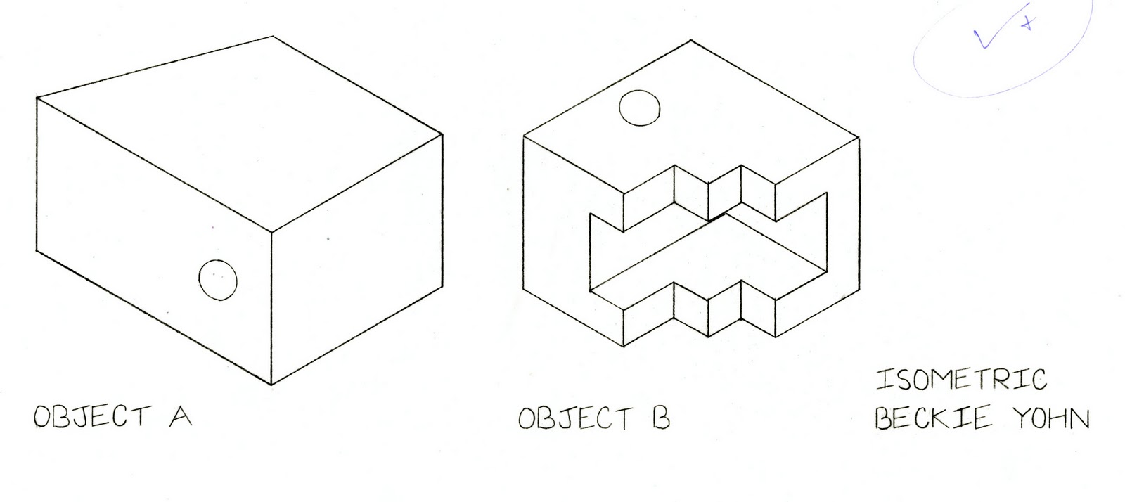 bnykllr: Object A & B (Isometric)
