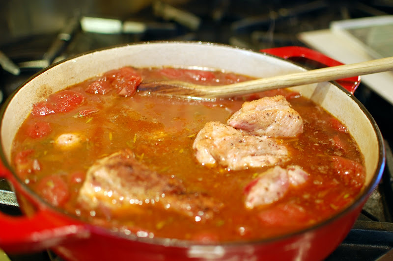 Even the Dogs are Boys: Pennette with Pork Ragù