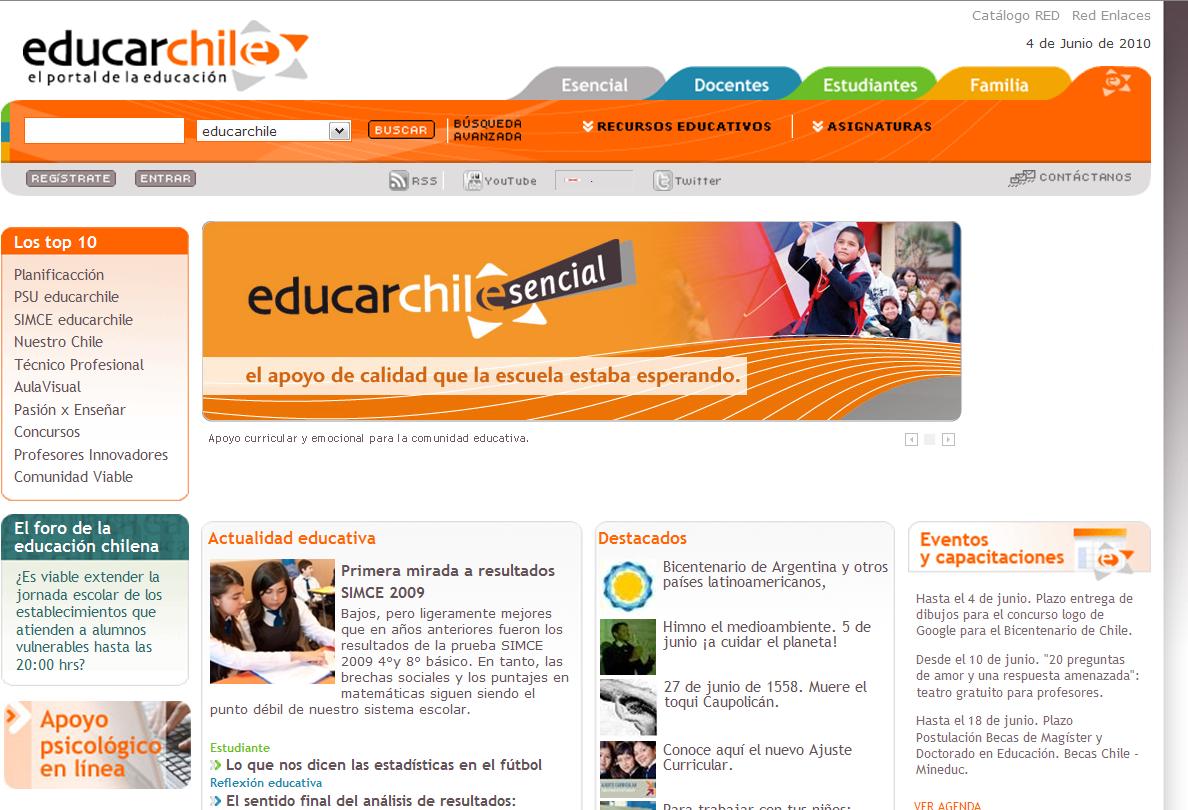 RECURSOS EDUCATIVOS: EDUCARCHILE