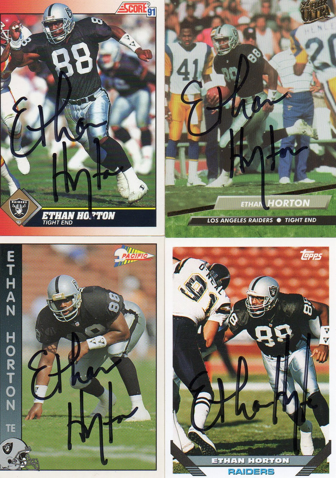 Jon's Autograph Blog: Ethan Horton