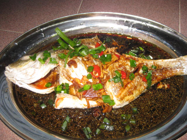 TO INDULGE ONESELF.................: Steam Fry Fish