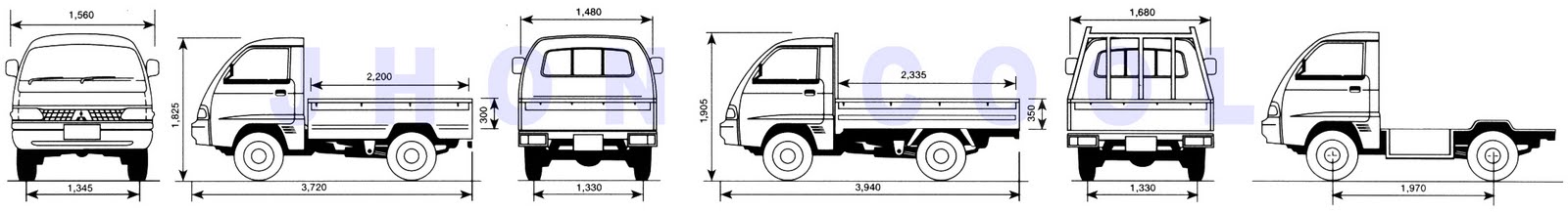 MITSUBISHI TRUCK & PASSANGER: COLT T120 SS Pick Up