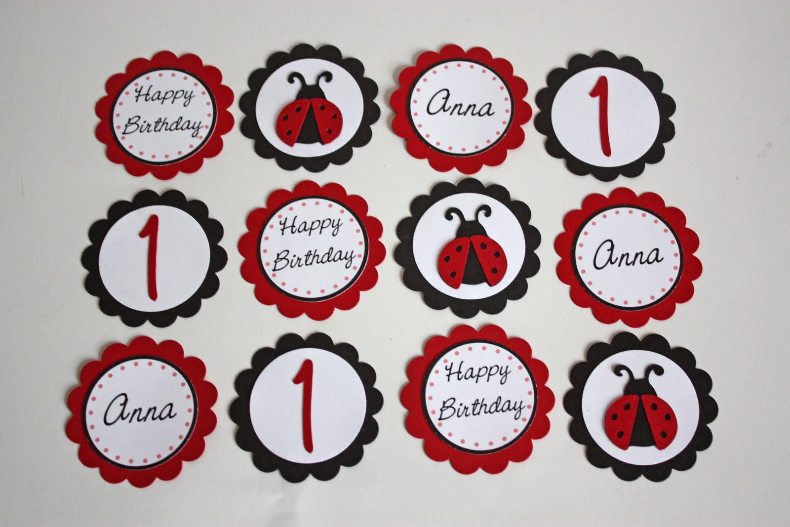 5M Creations: Ladybug Birthday Party Set