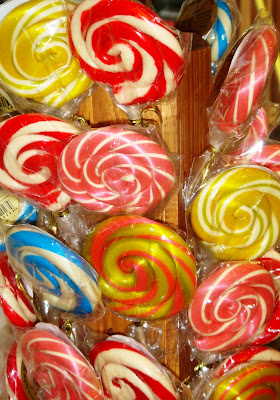 Sweet Shop: Lollipops, Salt Water Taffy & Rock Candy Swizzle Sticks!