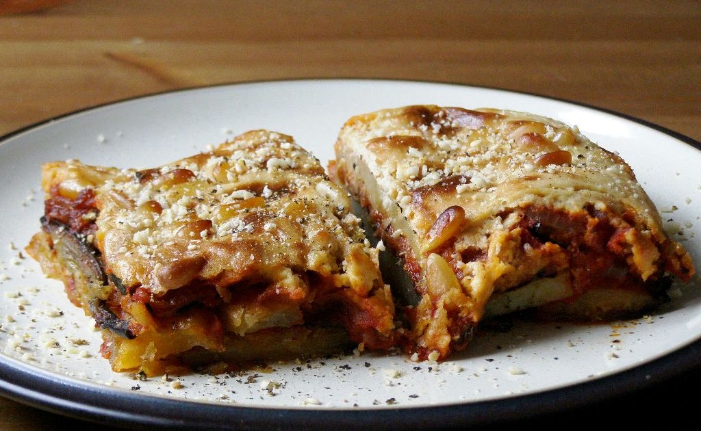 maple•spice: Eggplant Potato Moussaka with Pine Nut Cream