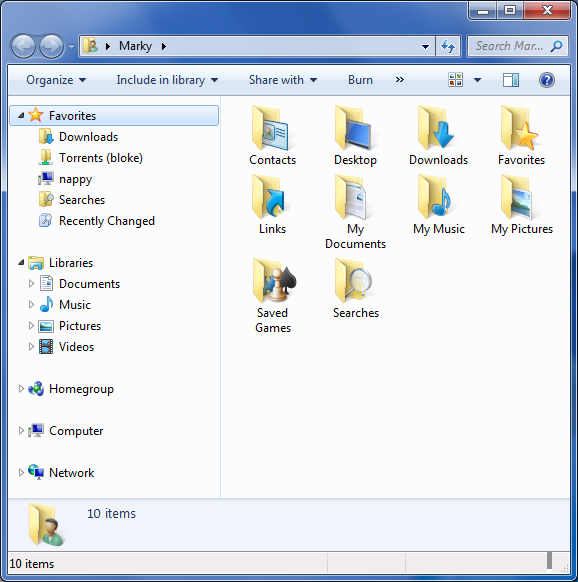 GeekoZoid...: How to change location of special folders (My Documents ...