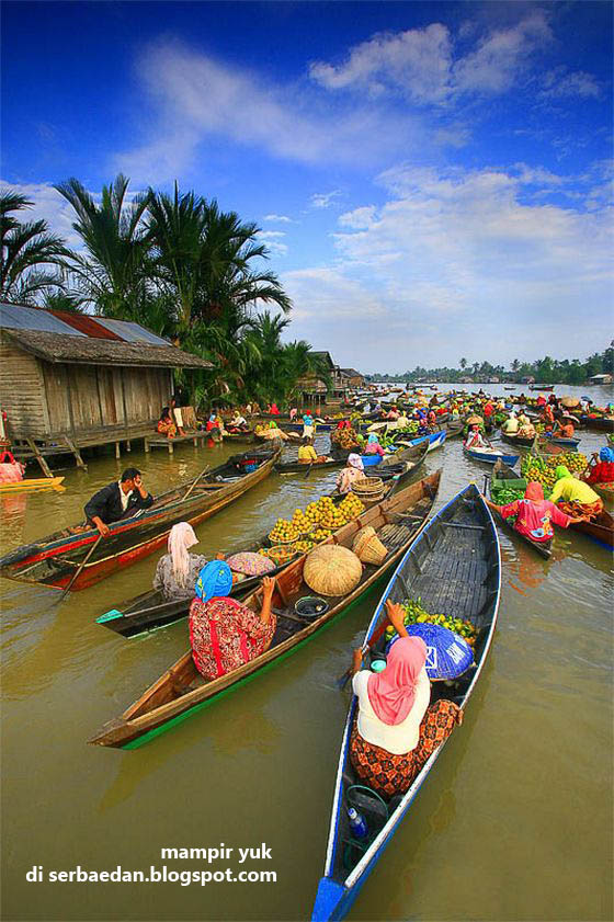 Pasar Apung Di Kalimantan 29 Photo Informasi Unik