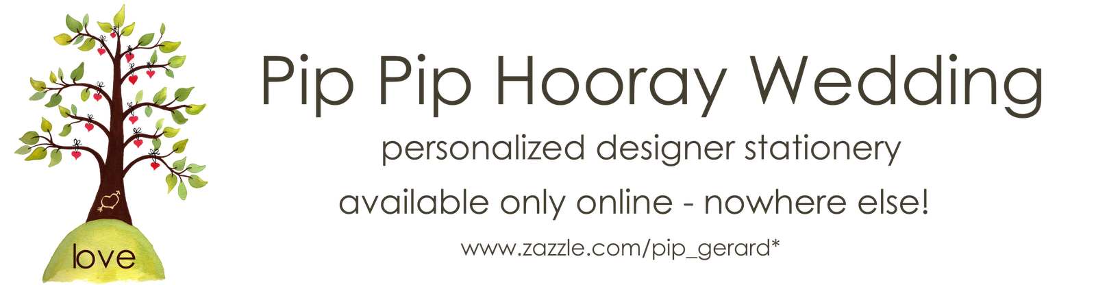 Pip Pip Hooray Wedding