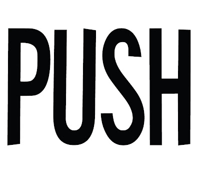 Jenn Ski: Push door decal