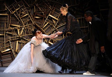 HOUSE OF JEROY: Models falling over on the catwalk