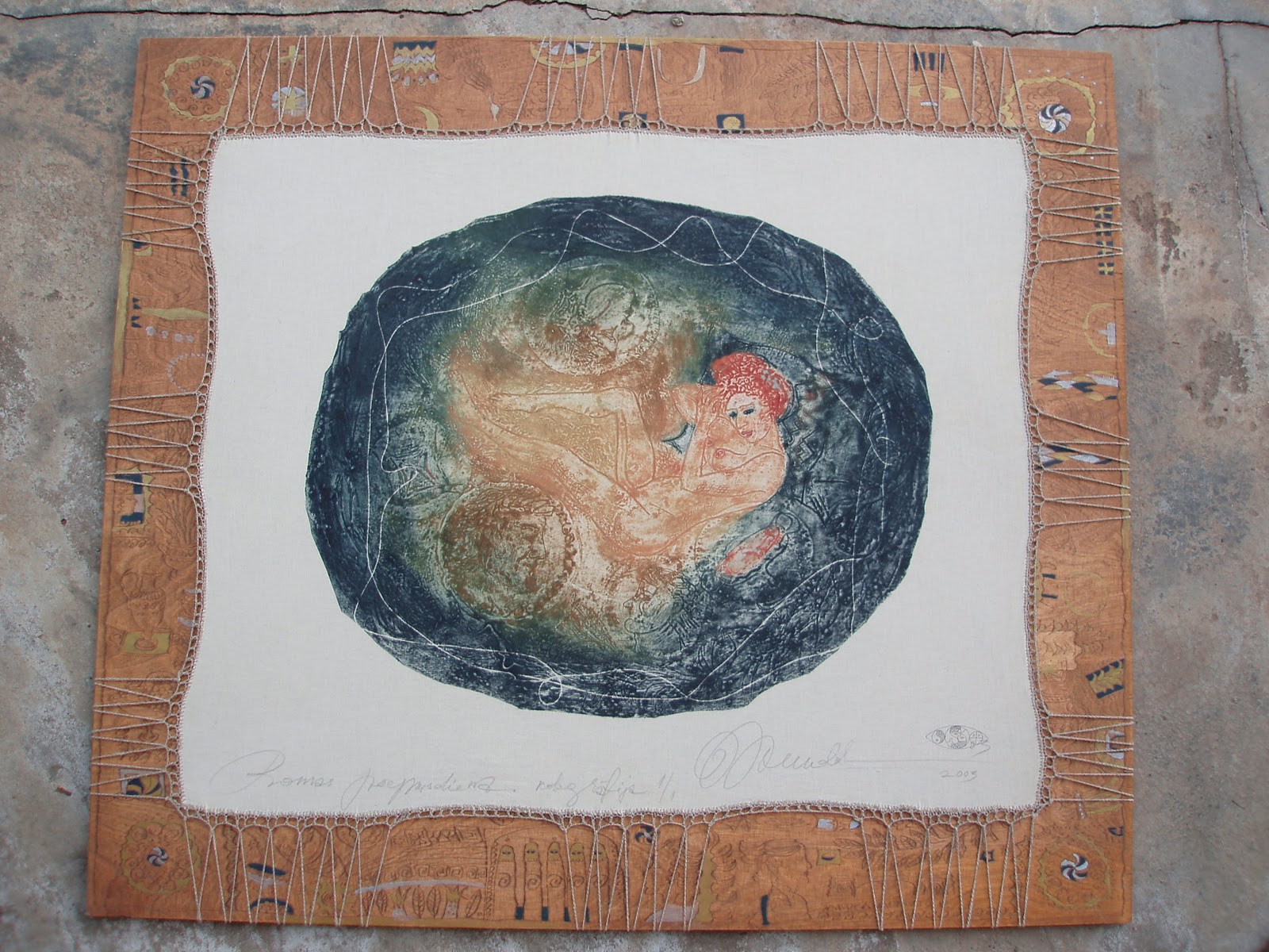 Sandra Sabīne Jaundaldere. The Art.: Kologrāfija. Printa grafika ...