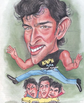 Bilinick: Hrithik Roshan Cartoon Photos
