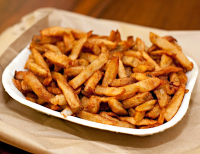 chips dressing and gravy: delicious.