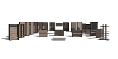 Revit Content: ADVANCED CUPBOARD/WARDROBE FURNITURE REVIT FAMILY