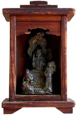 Fudo Myo-O - Introducing Japanese Deities: Fudo Small Shrine