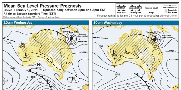 Peter Campbell's blog: Tropical cyclone Yasi - Australia's worst cyclone?