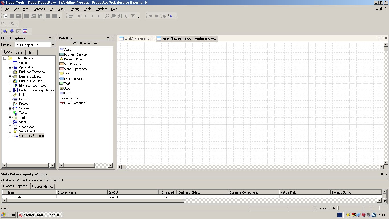 Peoplesoft, Siebel, SOA, JAVA, BI, ERP y más ...: Construir un Siebel Outbound Web Service para ...