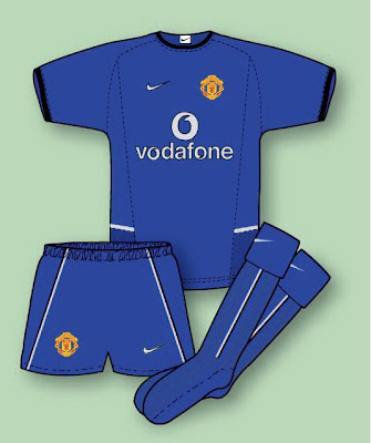 Manchester United Football Shirt History: Manchester United Kit 2002–03