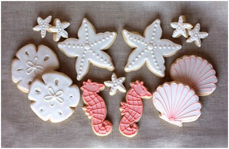 Seashells and Southern Belles: Sea-Inspired Cookies