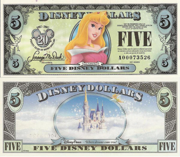 Filmic Light - Snow White Archive: Snow White Disney Dollars