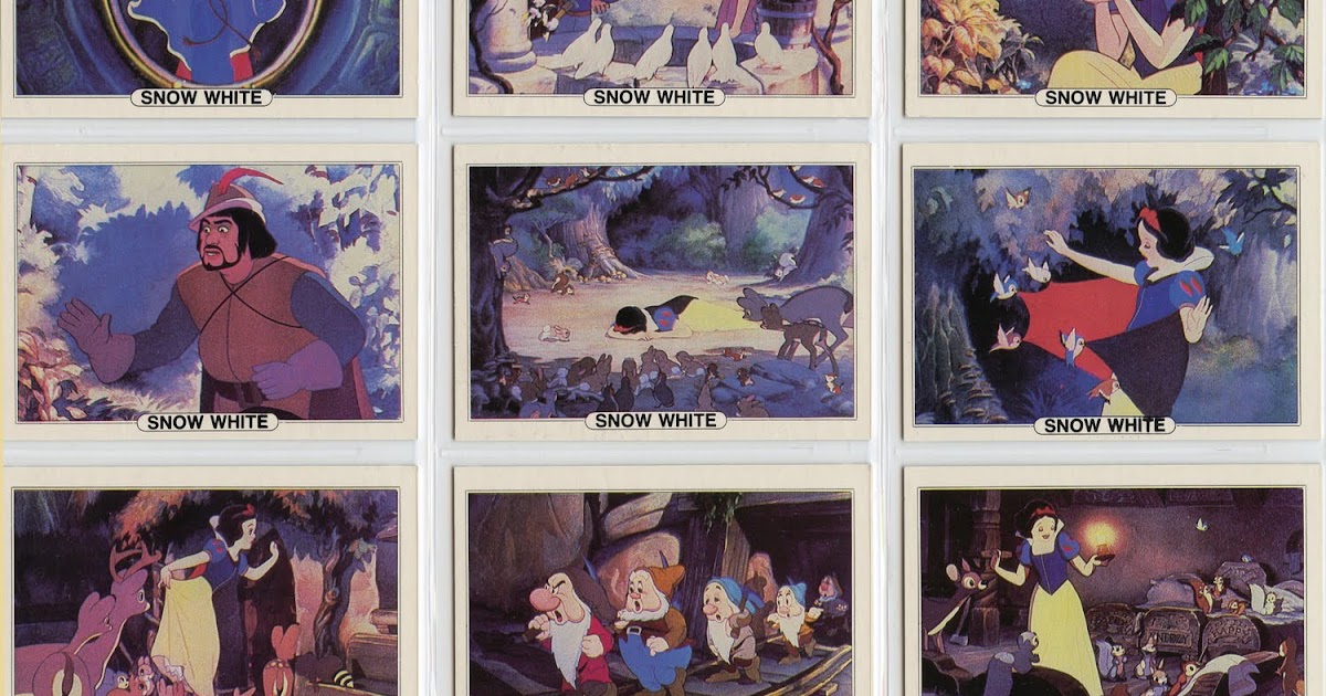 Filmic Light - Snow White Archive: 1982 Snow White Trading Cards