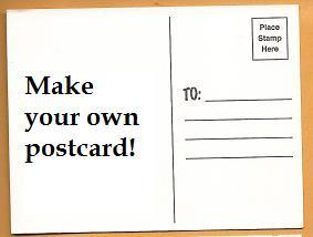 Judy's Postcards Plus: Make your own Postcards!