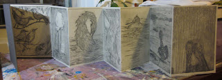 New Drawings by Jess Ruliffson: Tri Fold Book Art Show 10/12