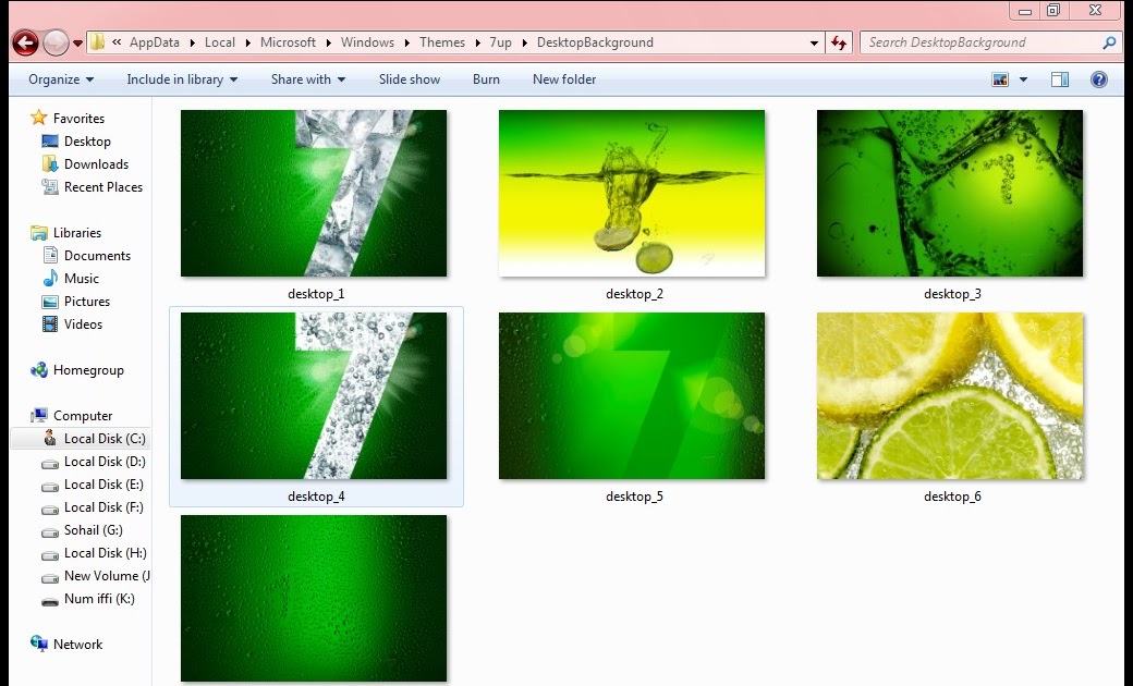 Extract Wallpapers form Windows 7 theme pack | Free Softwares Advisor ...