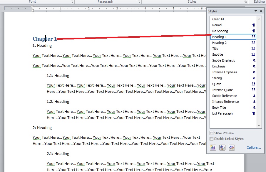Create Auto Table Of Contents In MS Word 2007 2010 Free Softwares Advisor Blogging Tips create-auto-table-of-contents-in-ms-word-2007-2010-free-softwares-advisor-blogging-tips