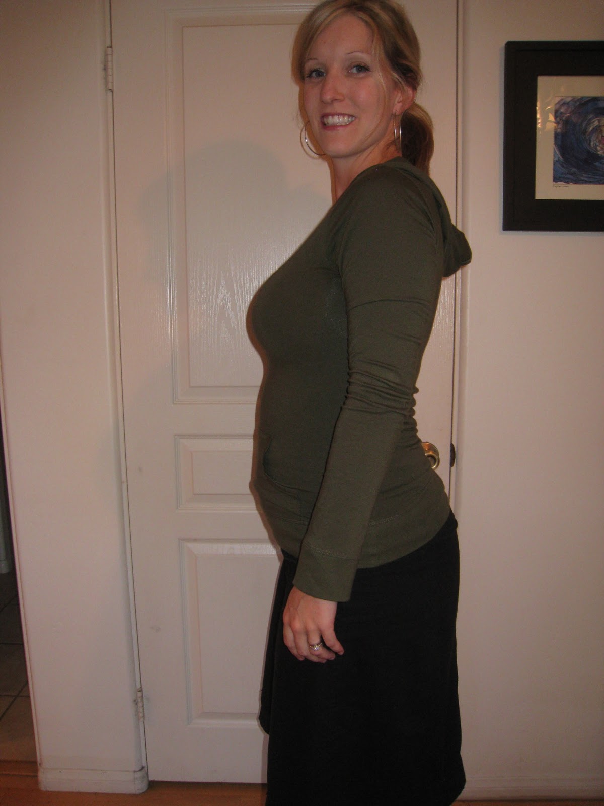 Myke & Me Plus ThreeFour: 22 Weeks Belly Comparison