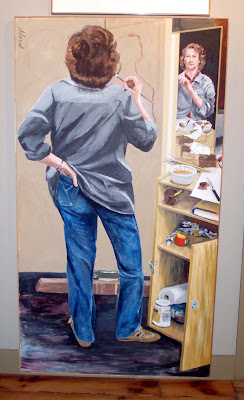 Fire and Water ART! becomes Flat River Gallery!: self-portraits Jan Upp