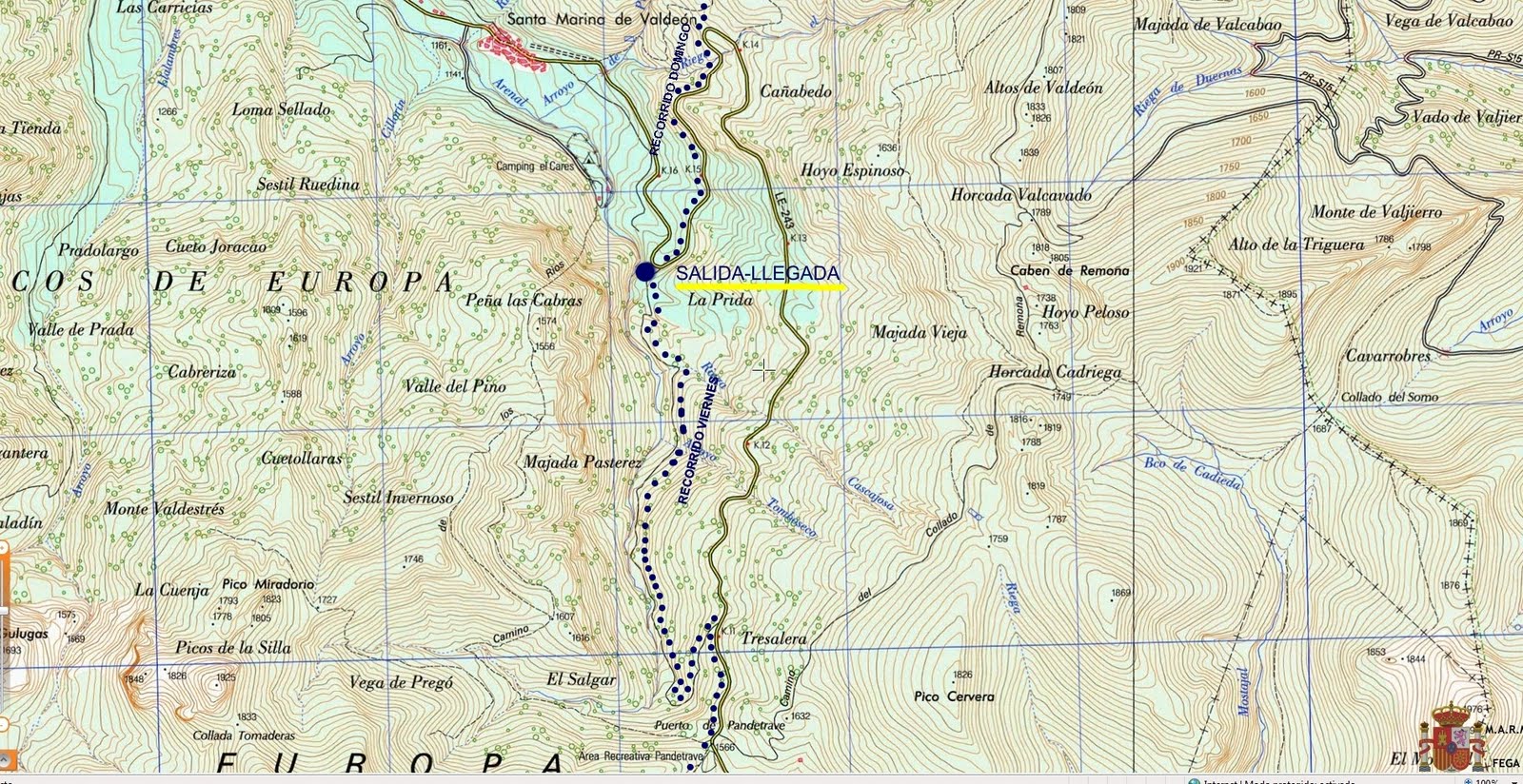 Grupo de montaña "2000 y Pico": Integral de Valdeón