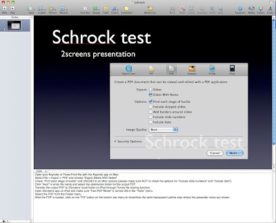Kathy Schrock's Kaffeeklatsch: iPad app for presenting with speaker notes!