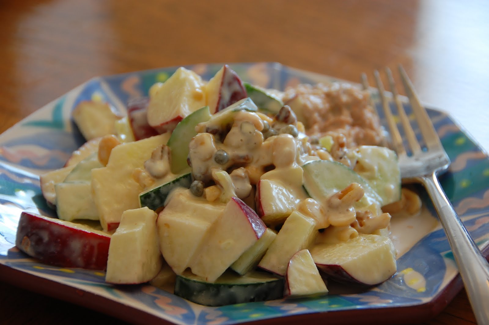 Peter Alvin's Blog: Vegan Apple Mustard Nut Salad (Yum!)