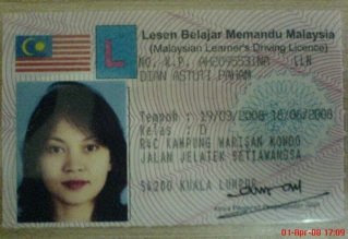 surat dari jauh::..: belajar memandu di malaysia