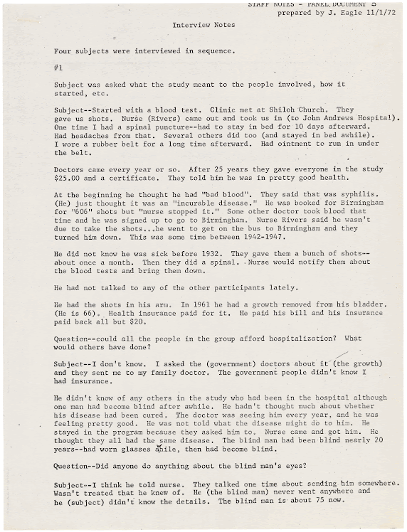 The Tuskegee Experiment