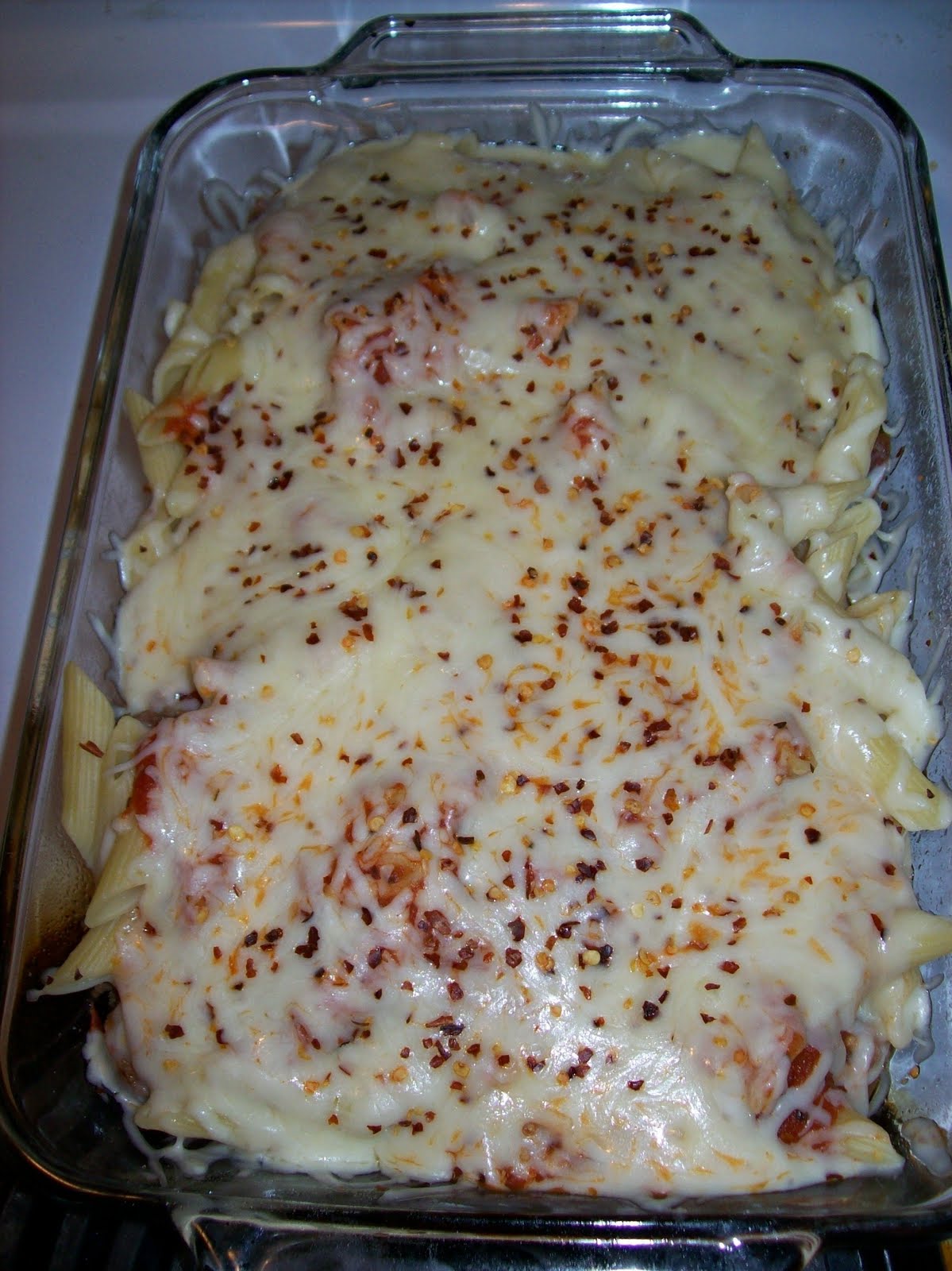 THE CHEESE SHOPPE TRIO: Neb's version of Mostaccioli (Mostacholi)