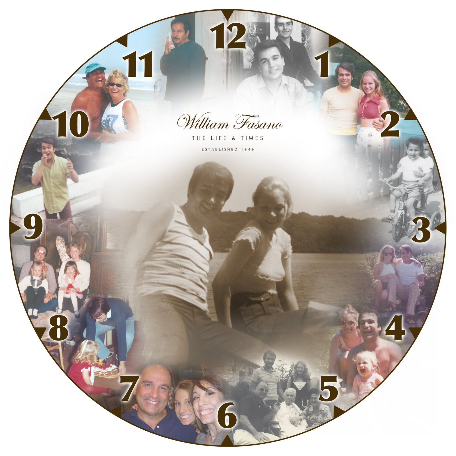 Kat and Mouse Design: Custom Clock Face Design