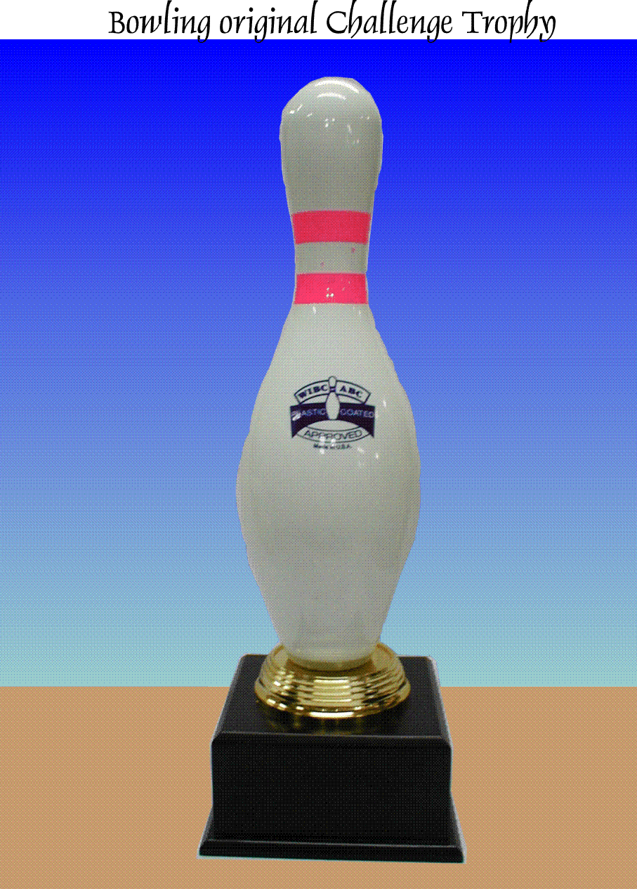 Sports Trophies, Awards, Mementos: Bowling-Pins-Replicas-Trophies