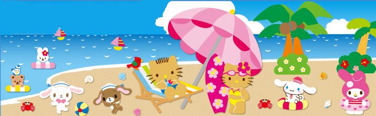hello kitty: hello kitty en verano