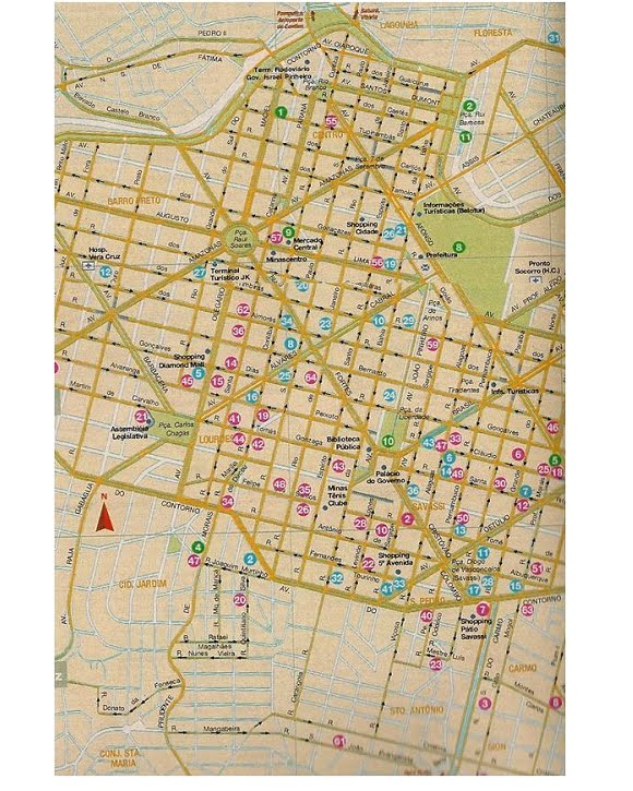 Are you Brazilian enough?: Map of Belo Horizonte