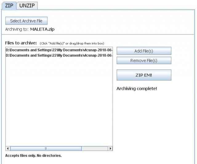 ezyZip: para crear archivos .zip en línea - Lo nuevo de hoy