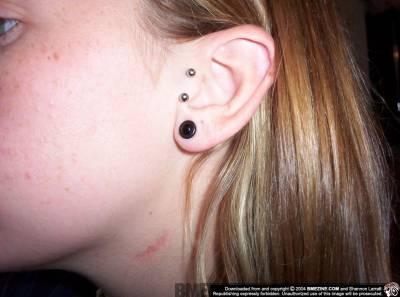 My New Vertical Tragus! I Love It! : r/piercing