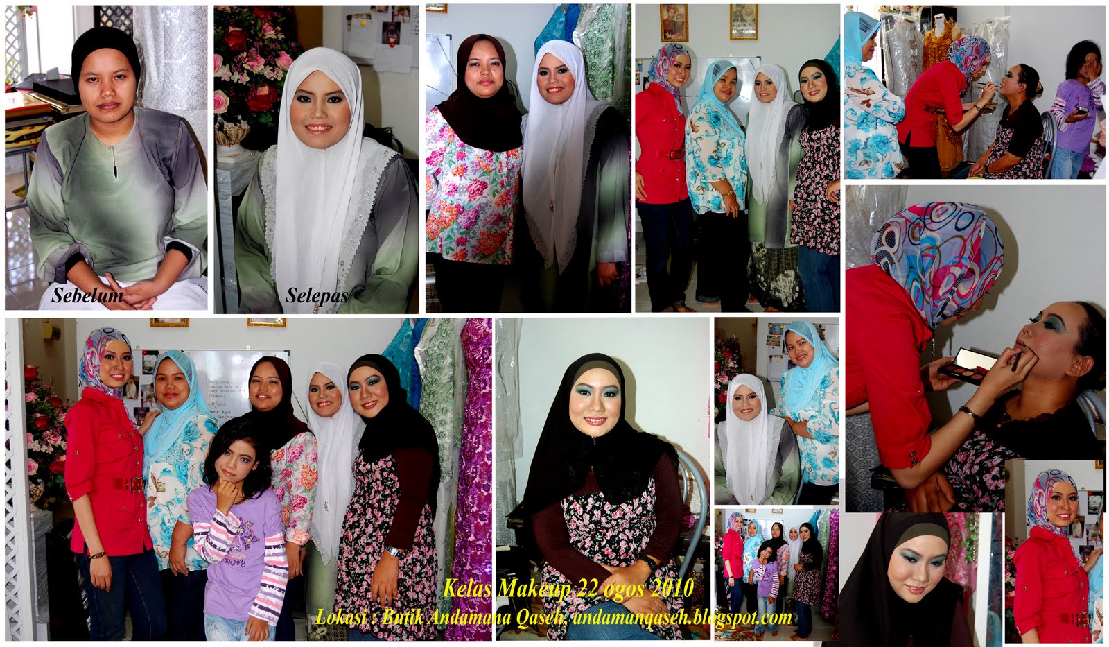 Butik Andaman Qaseh: Kelas Make-up 2010