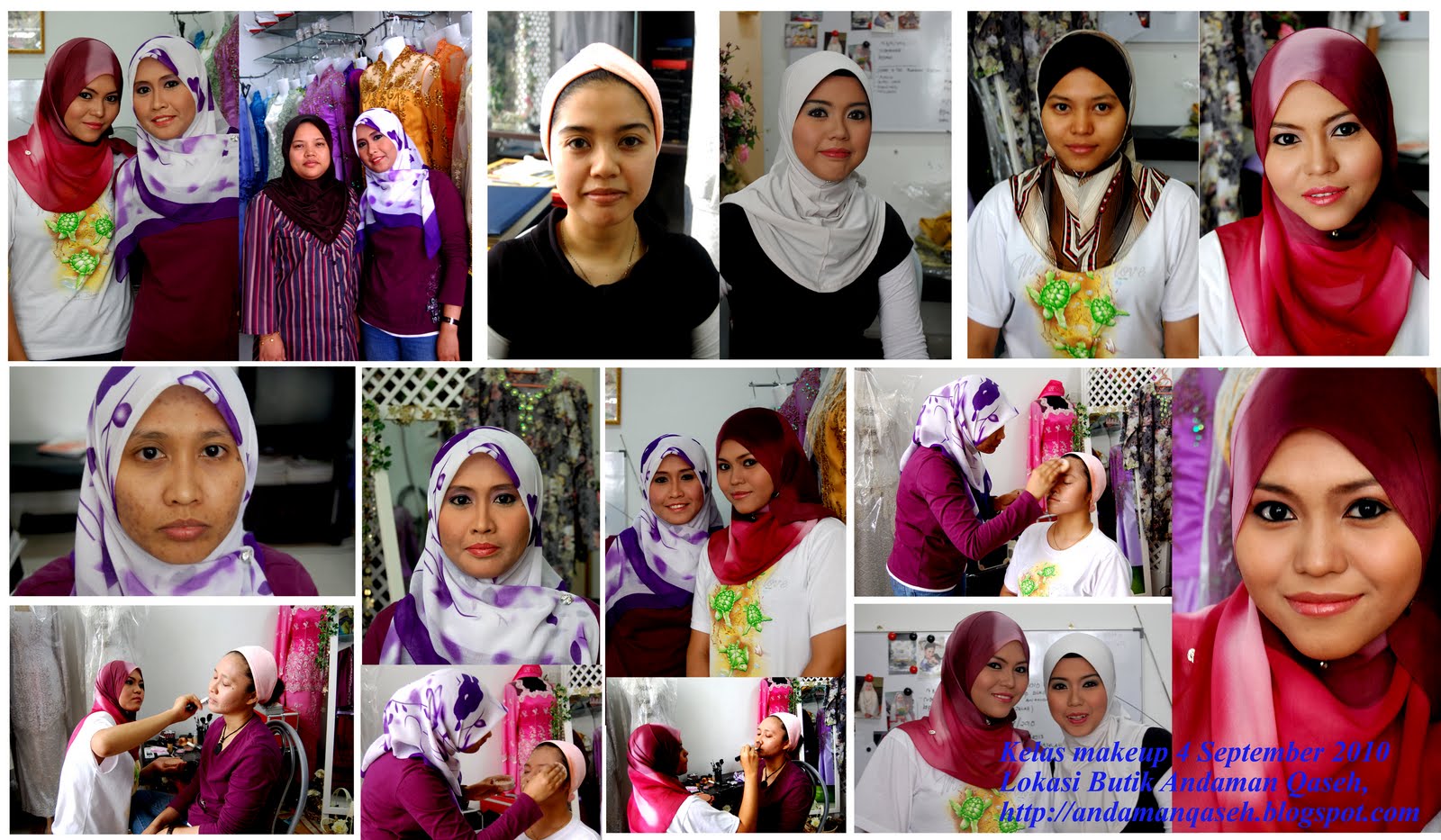 Butik Andaman Qaseh: Kelas Make-up 2010