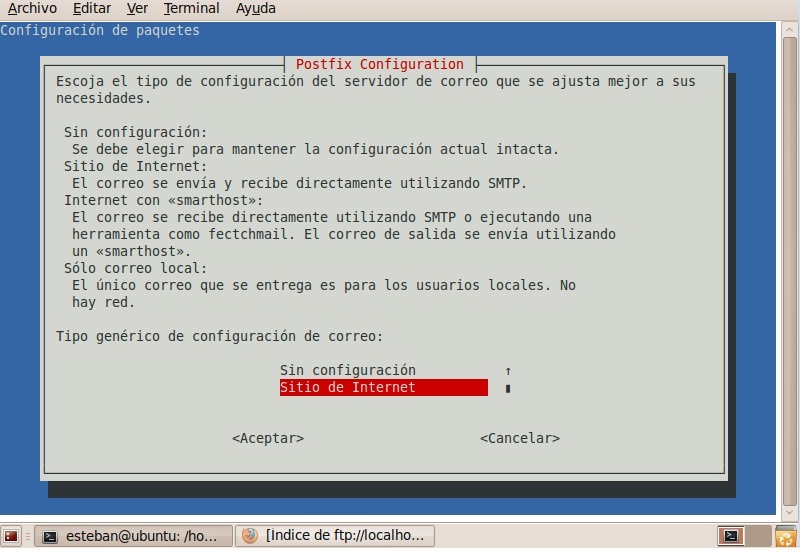 Servidores en Linux: Instalacion y configuracion del servidor SMTP
