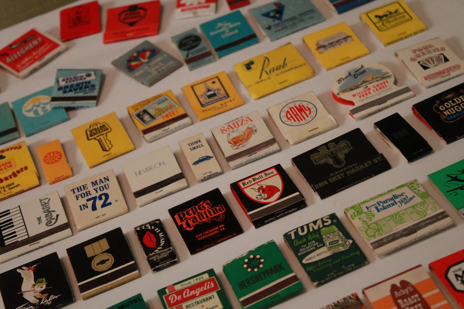 A Crafting We Will Go: Vintage Matchbook Wall Art