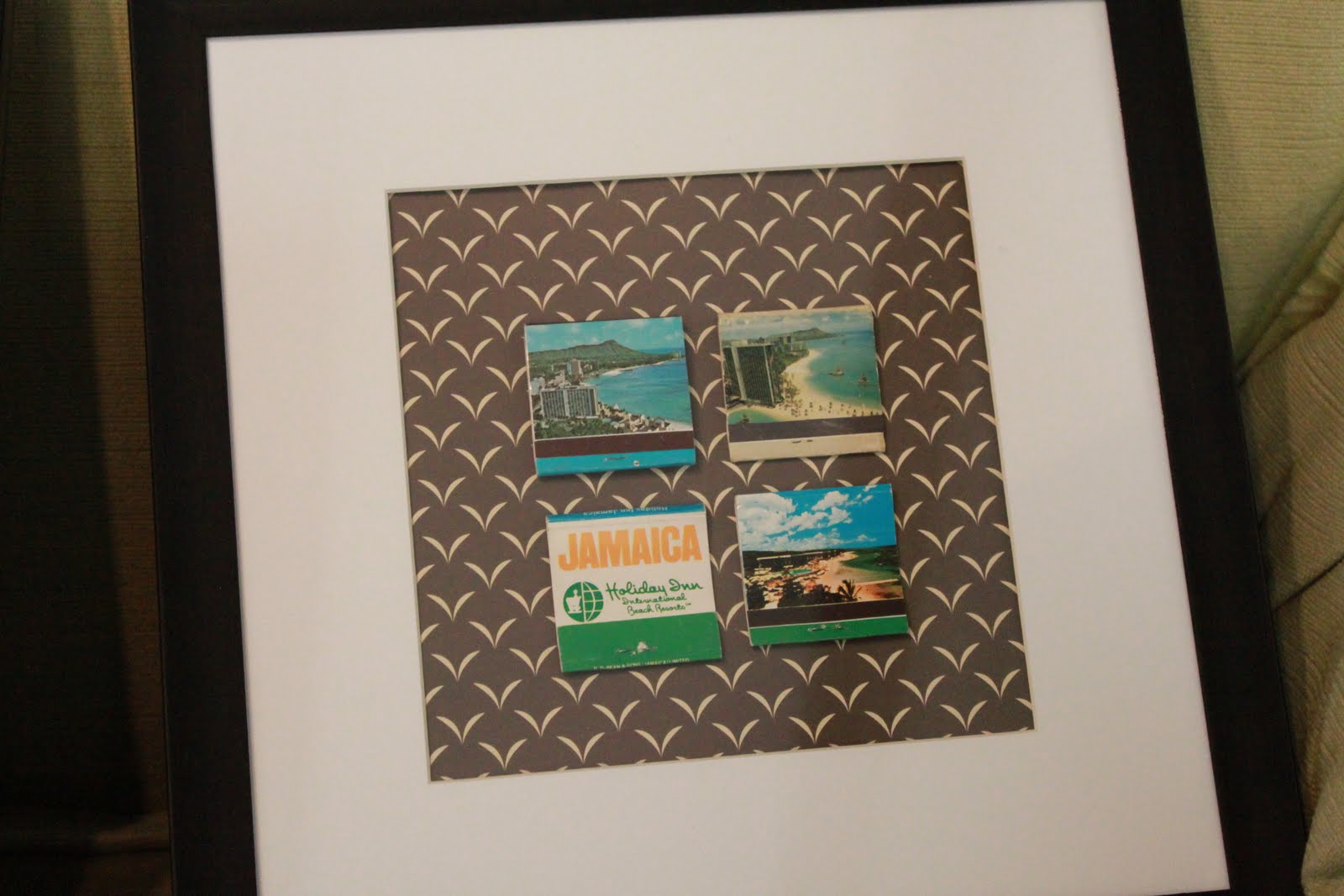 A Crafting We Will Go: Vintage Matchbook Wall Art