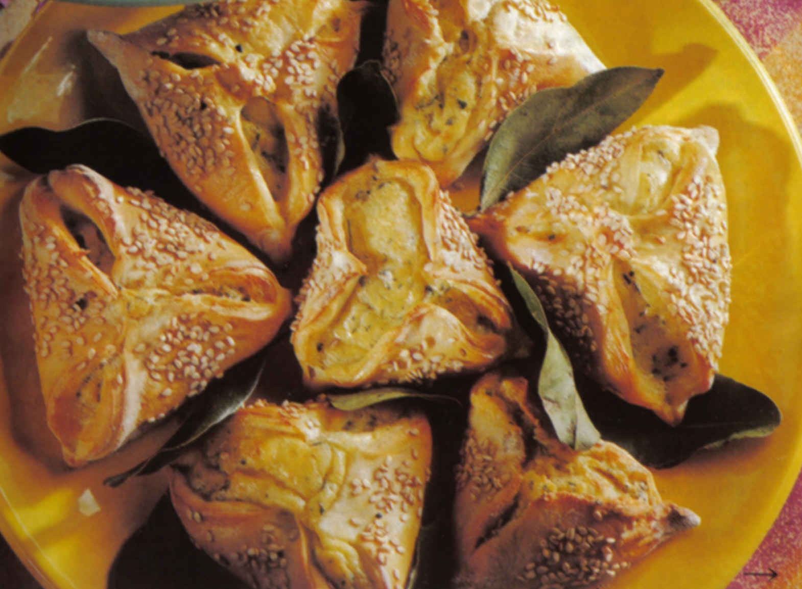 Fagottini al formaggio.