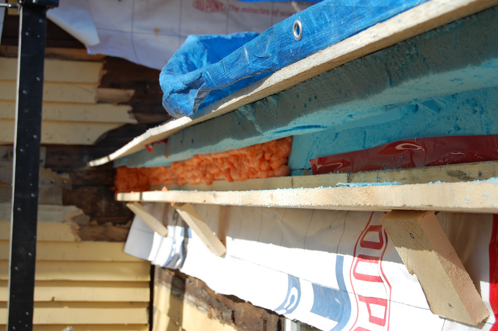 335 Maplewood Ave Renovation: Roof overhand sub-assembly